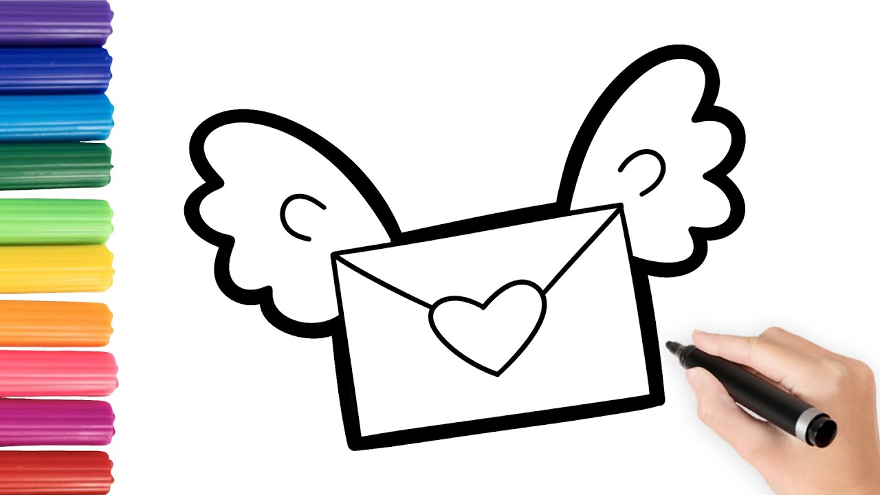 HOW TO DRAW A LETTER | DRAWING AND COLORING FOR KIDS, TODDLERS & BABIES ...