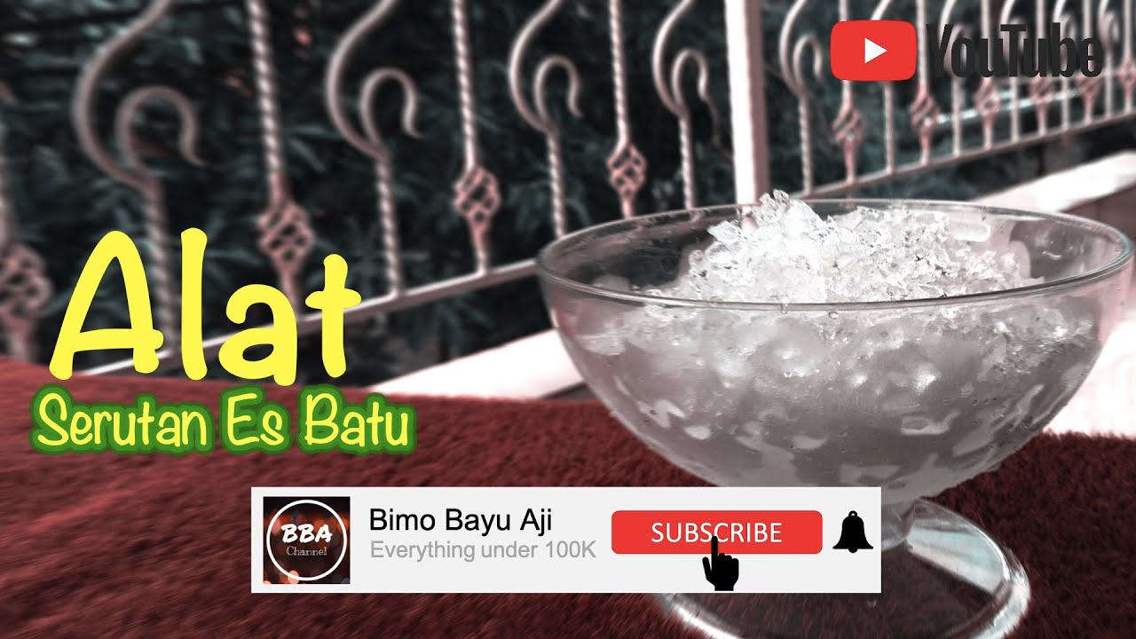 Serutan Es Manual | 100% ANTI GAGAL !!! - YouTube