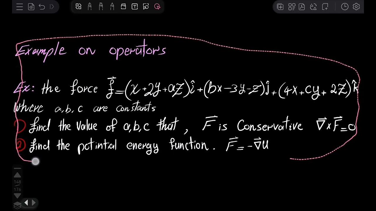 Lecture 16 : Example on dot product, cross product and operators || Part 1 : Example - YouTube