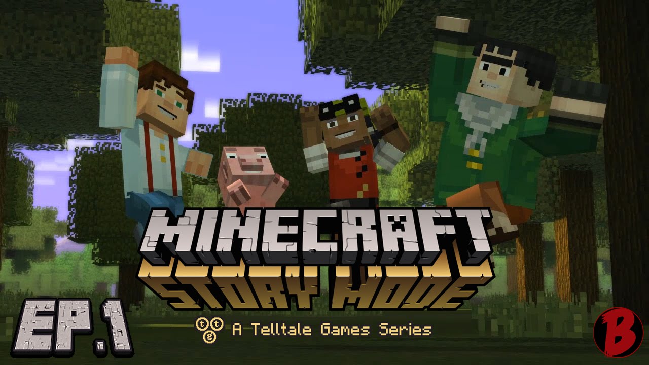 Minecraft: Story Mode - Part 1 - Chicken-Sized Zombies - YouTube