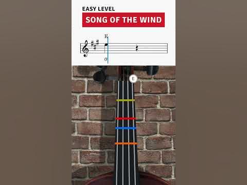 HOW TO Play Song of the Wind on Violin for Beginners (Easy Tutorial) # ...