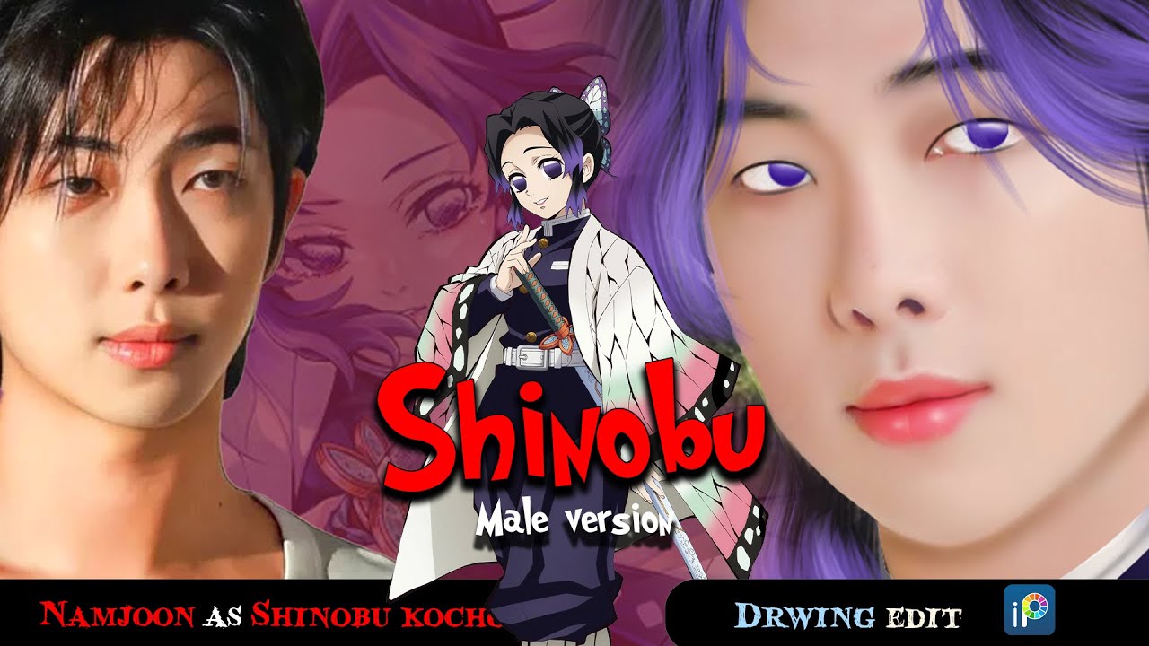 BTS RM as Male Version of Shinobu from Demon Slayer | Kim Namjoon Speed ...