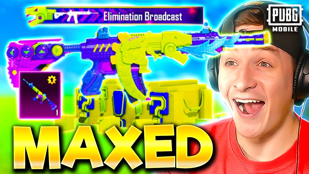 LIZARD ROAR M4 IS BACK! FINALLY MAXED! PUBG MOBILE - YouTube