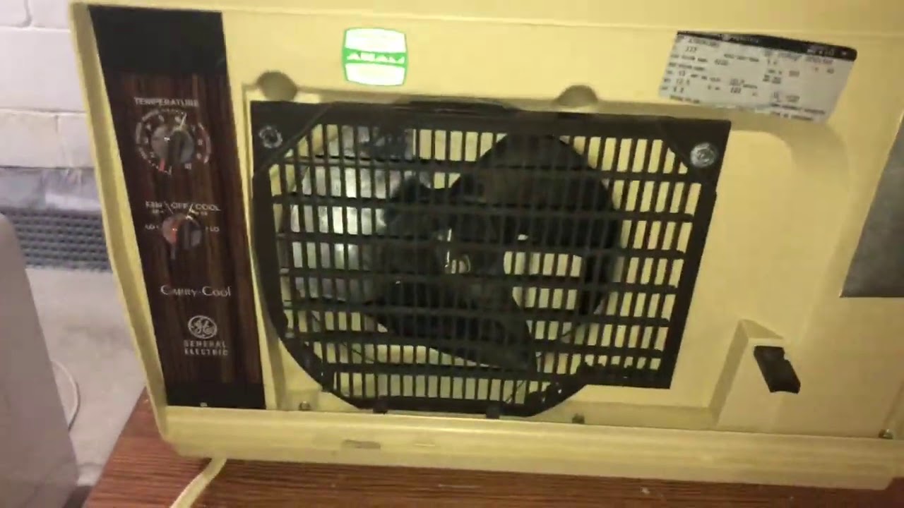 1988 GE Carry Cool Window Air Conditioner - YouTube
