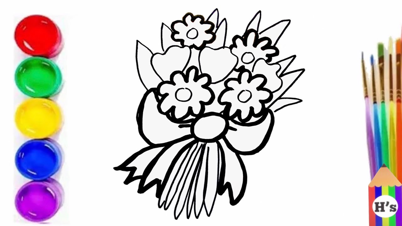 How To Draw a Flower Banquet | Anniversary | Celebration ...