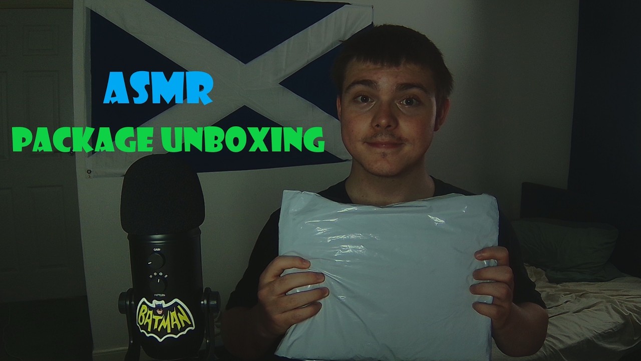ASMR - opening a package - YouTube