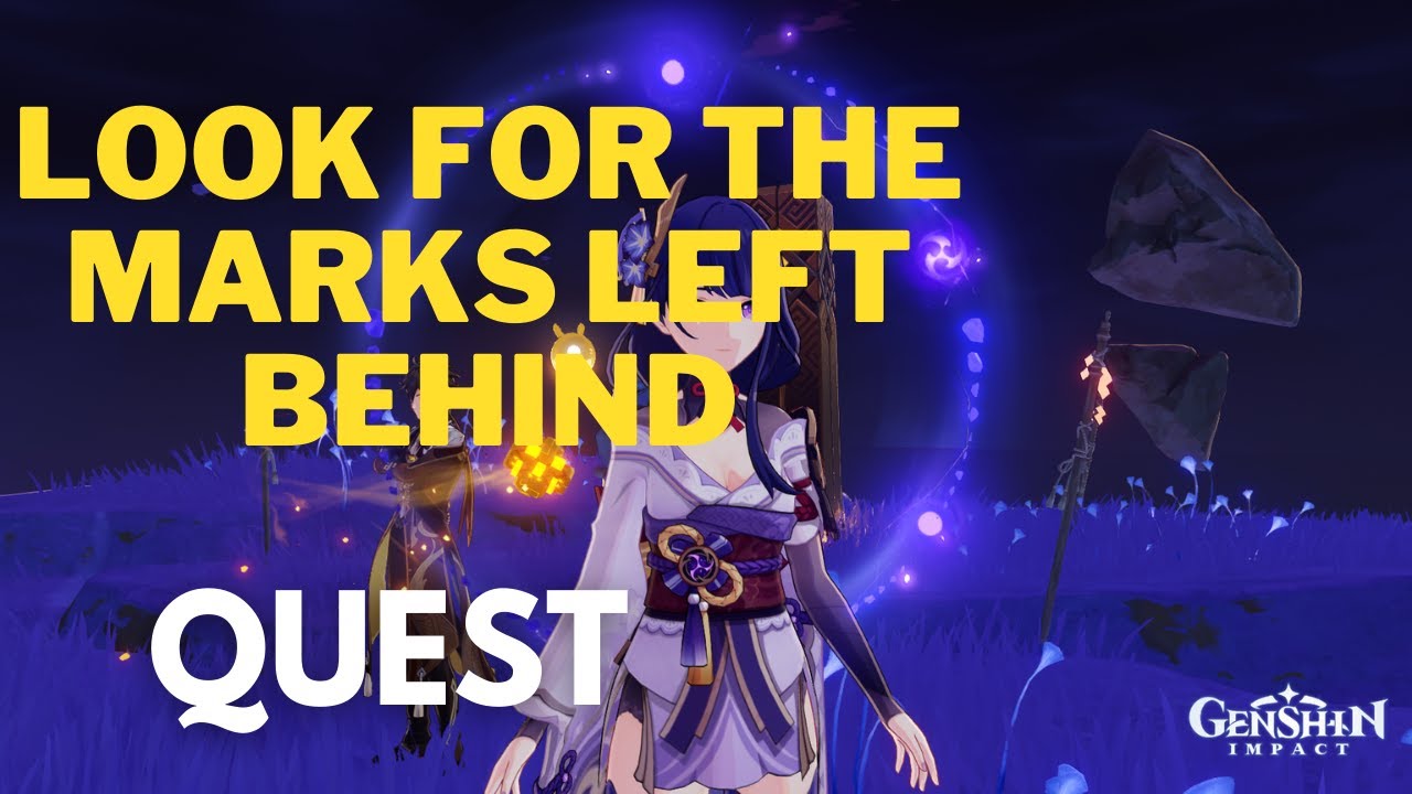 LOOK FOR THE MARKS LEFT BEHIND GENSHIN IMPACT - YouTube