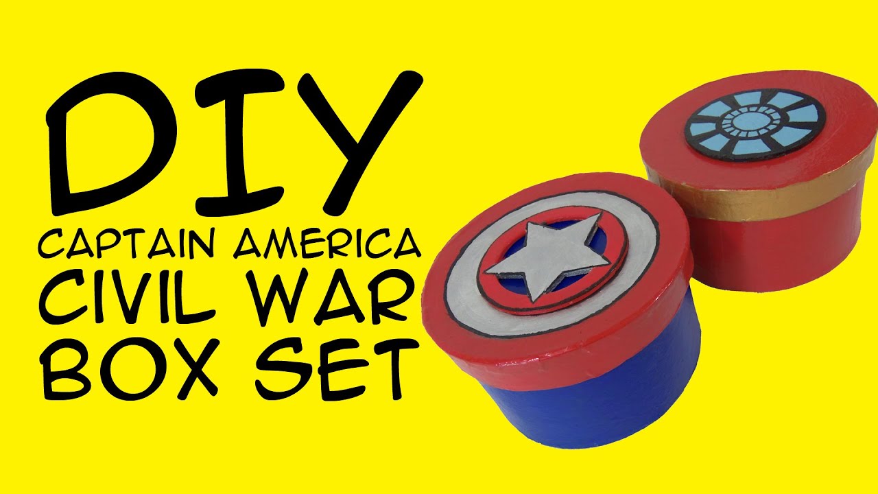 DIY Captain America and Iron Man Box Set: for Marvel and MCU fans - A ...