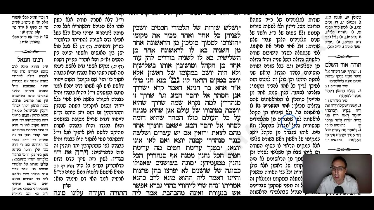 Sanhedrin Daf 37a Daf Yomi Gemara (Talmud) Meseches Sanhedrin Mesechet ...