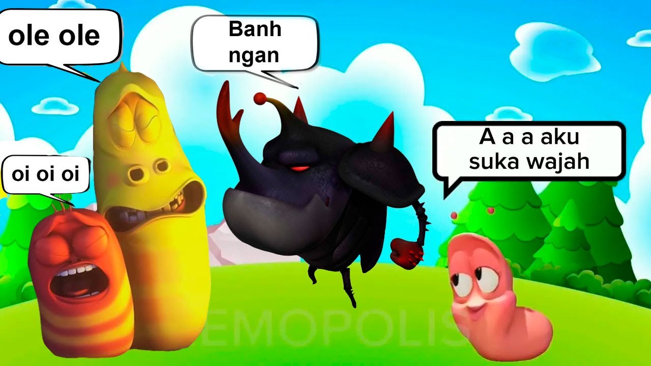 Red Larva Oi Oi Oi VS Yellow Larva Ole Ole Ole VS Black Larva - YouTube