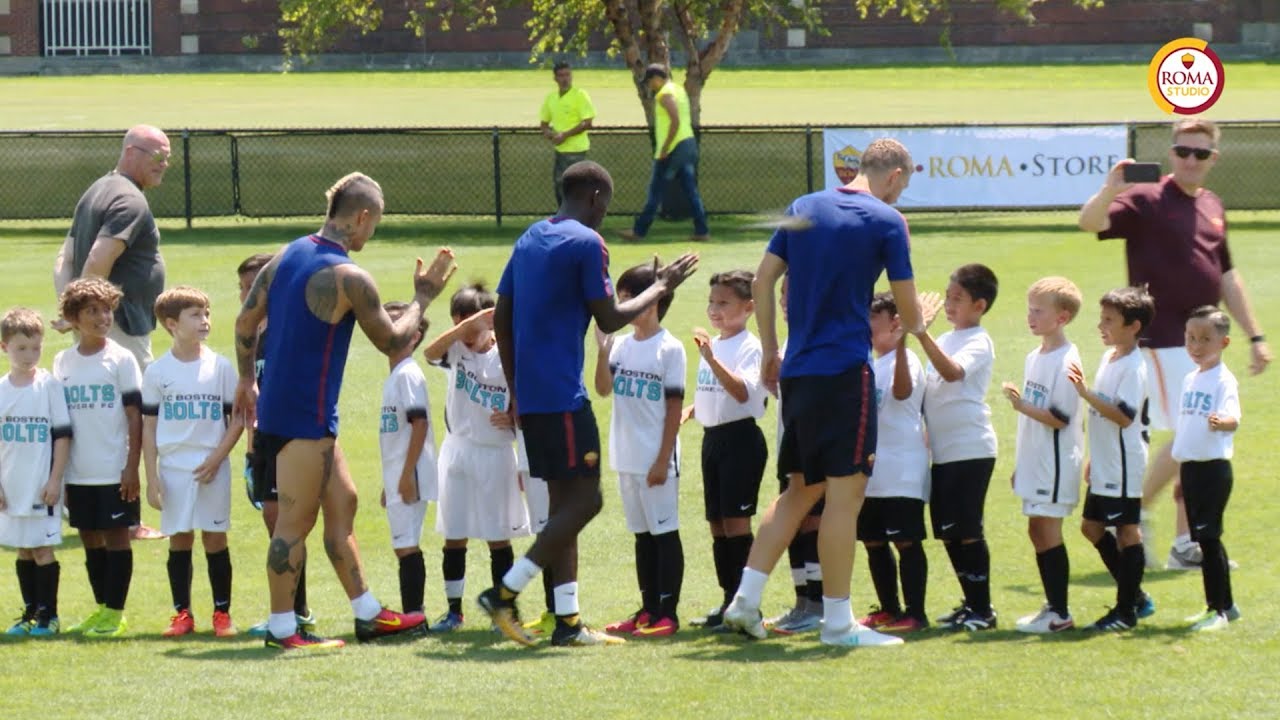 3 AS Roma Stars v 16 AS Roma Academy Players - YouTube