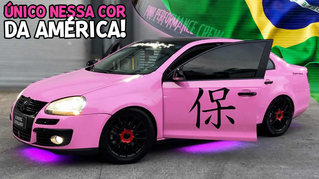 PRIMEIRO BRASILEIRO COM VW JETTA ROSA 2.5 MK5 A ENTRAR NO PINK ...