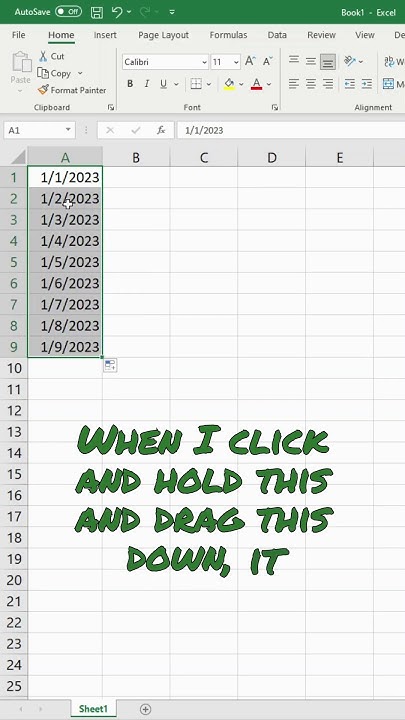 How to Increment Date in Excel - YouTube