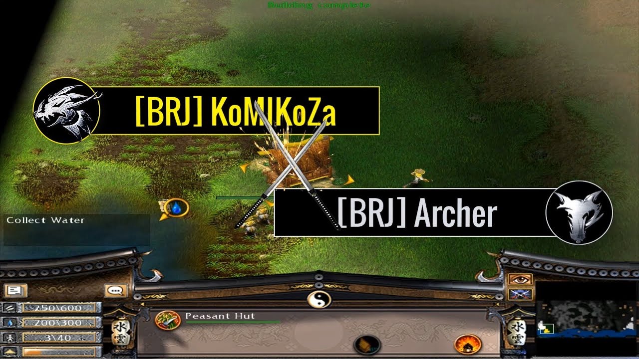 Battle Realms [High Skill 1vs1] - [BRJ]: KoMiKoZa vs Archer. 2 matches ...