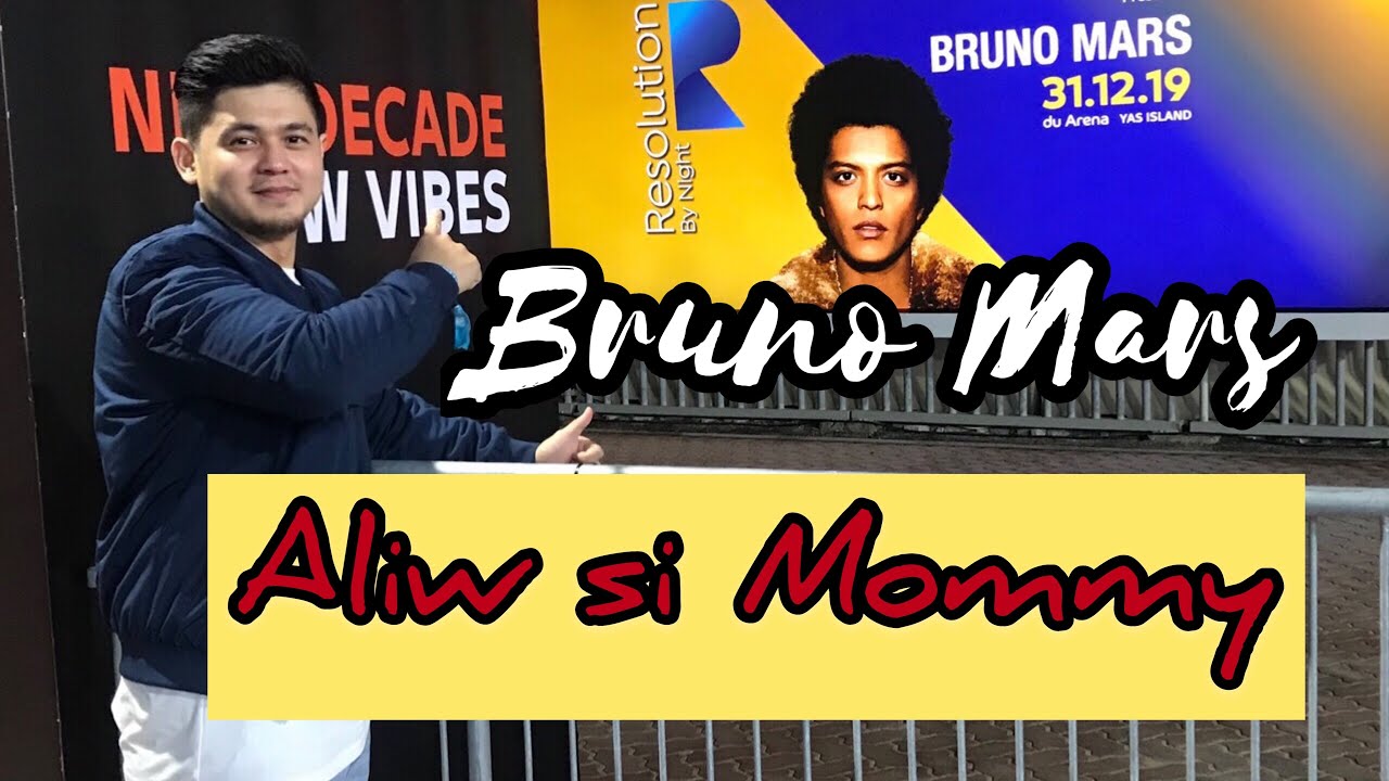 Mommy meets Bruno Mars as her Birthday Present | Naaliw at Nag-enjoy si ...