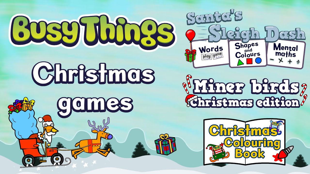 Christmas Games on Busy Things! - YouTube