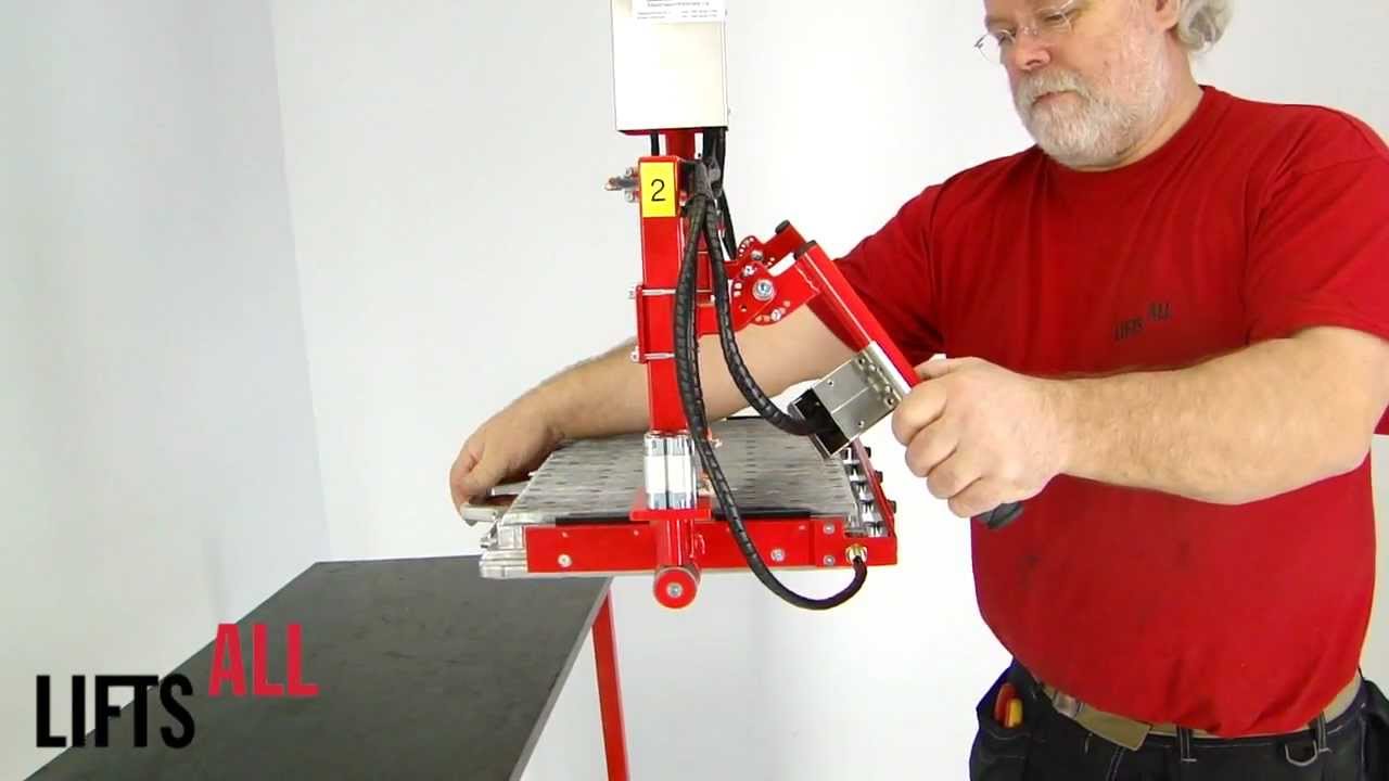 Lifting and turning lid 180 degrees / Lyfta och vända lock 180 grader ...