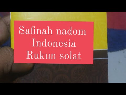 nadom safinah ..pasal rukun solat ponpes Nurul hidayah purwakarta - YouTube
