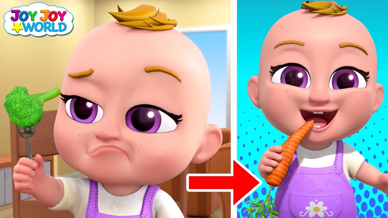 NO Vegetables and MORE Kids Songs | Joy Joy World - YouTube