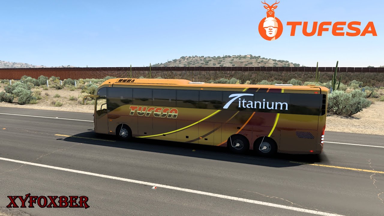 ATS- Hermosillo-Mexicali - Tufesa Titanium VOLVO 9800 - YouTube