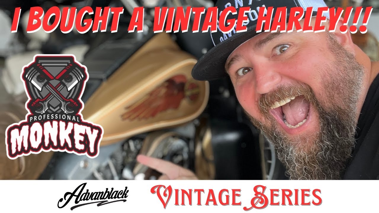 I bought a vintage Harley Davidson! The FIRST EVER ROAD GLIDE! - YouTube