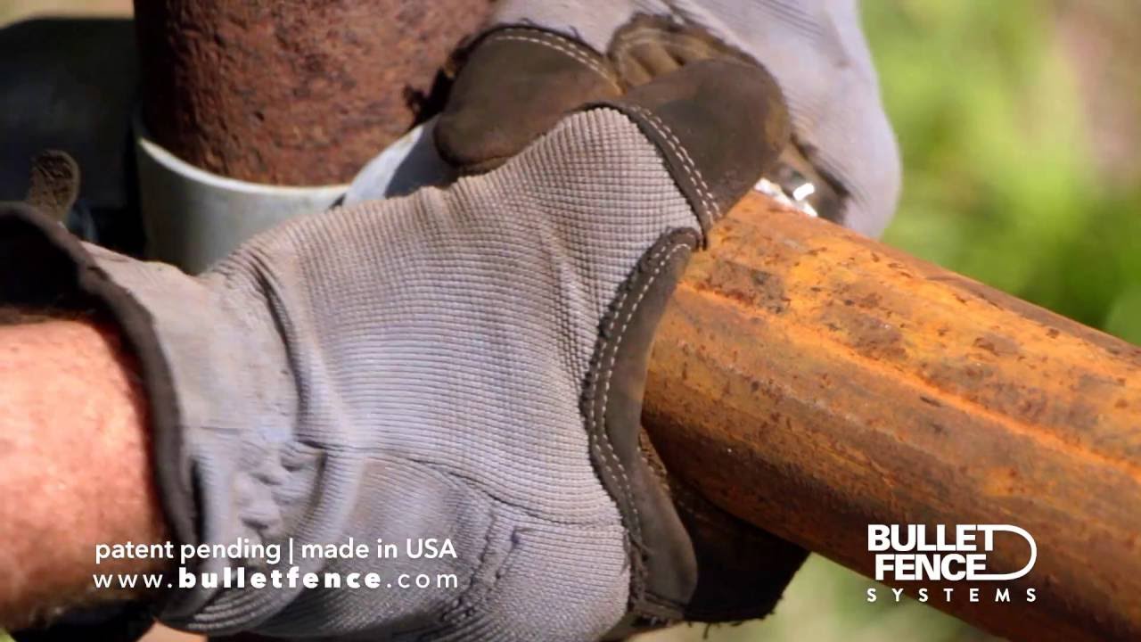 Fence Brace with Fence Bullet - YouTube