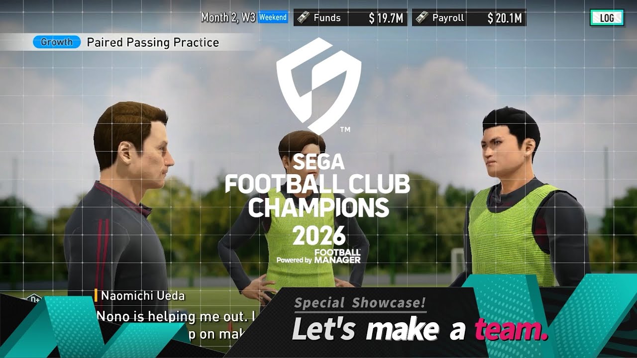 "SEGA FOOTBALL CLUB CHAMPIONS" Official Trailer #2 "Let's make a Team ...