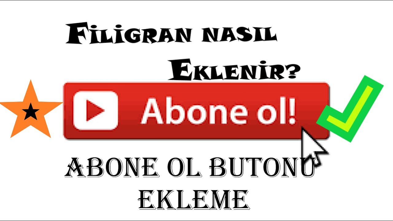 YouTube Abone Ol Butonu Nasıl Eklenir? - Filigran Ekleme - YouTube