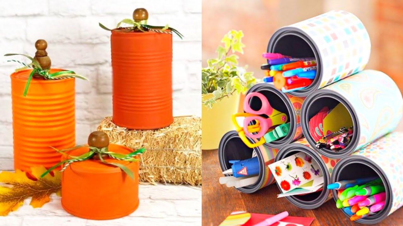Diy Fabulous Empty can Craft || 54 Empty Tin Can Crafts: Ingenious DIY ...