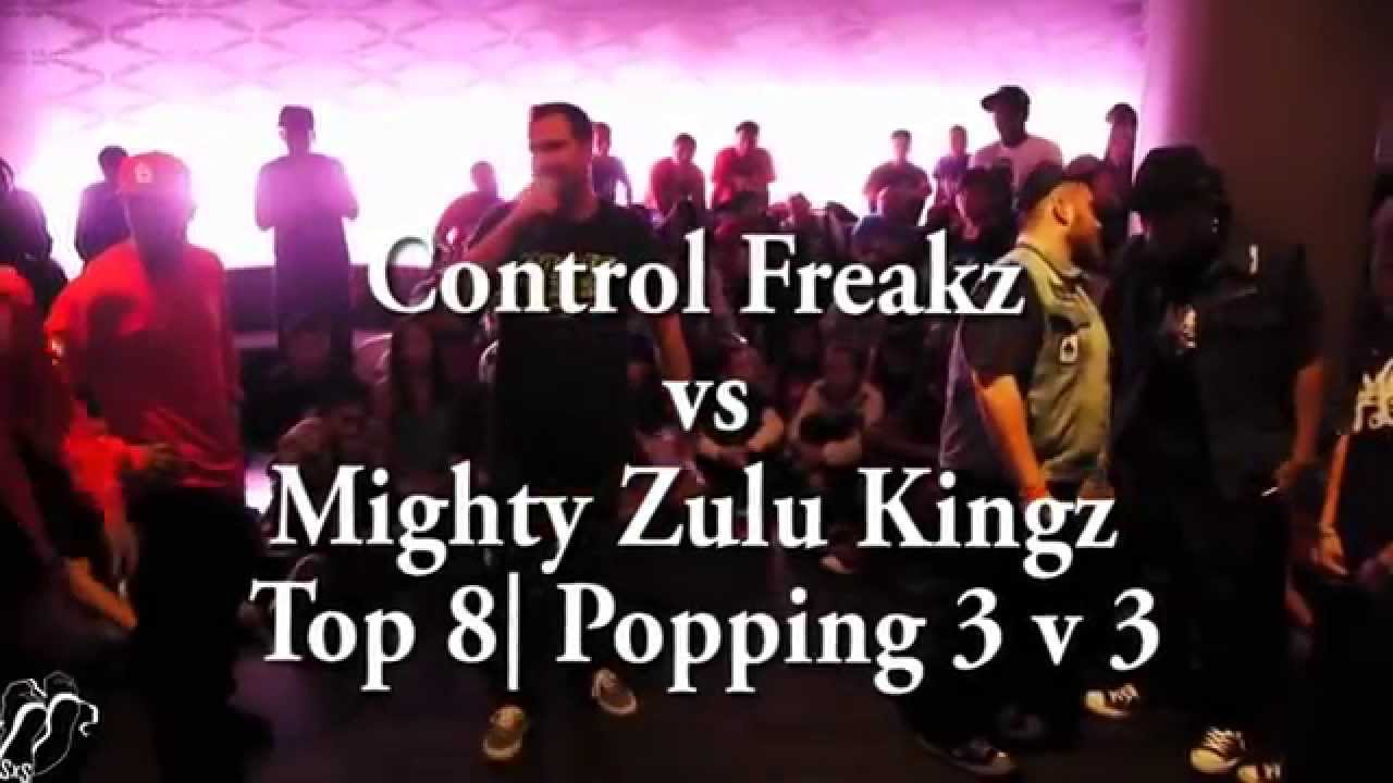 Control Freakz vs Mighty Zulu Kingz| Top 8 Popping Battle| Top Status ...