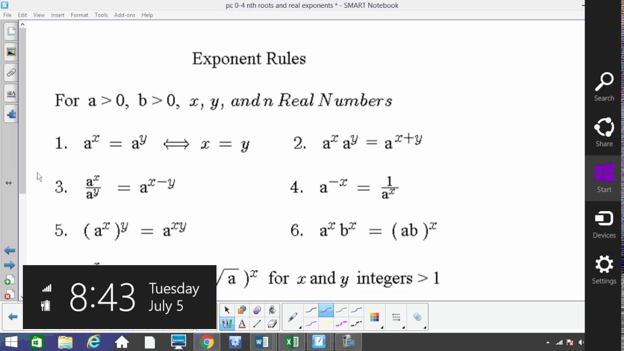 PC 0 4 nth roots and real exponents - YouTube