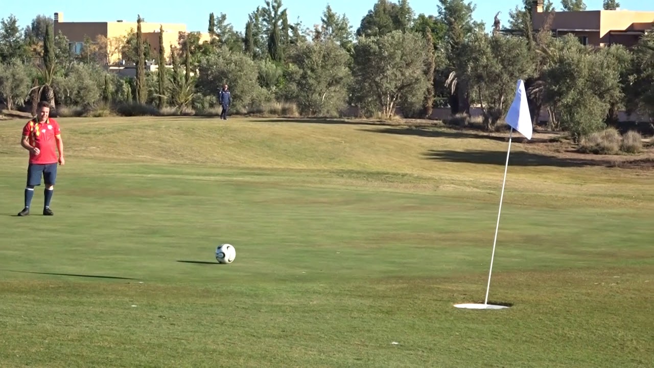 footgolf world cup 2018 semi final.UK vs spain.fernando LAGO.No.10 ...