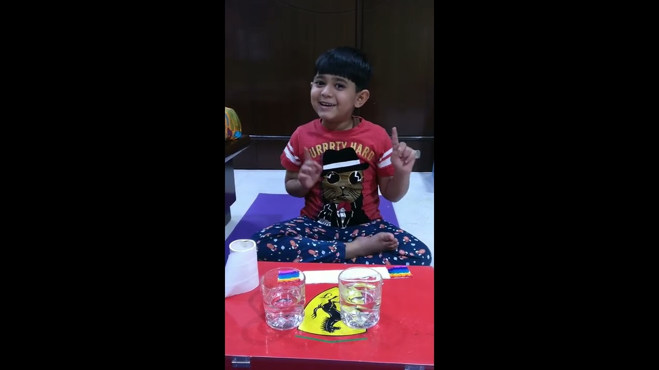 Dancing colors - kids experiment - YouTube