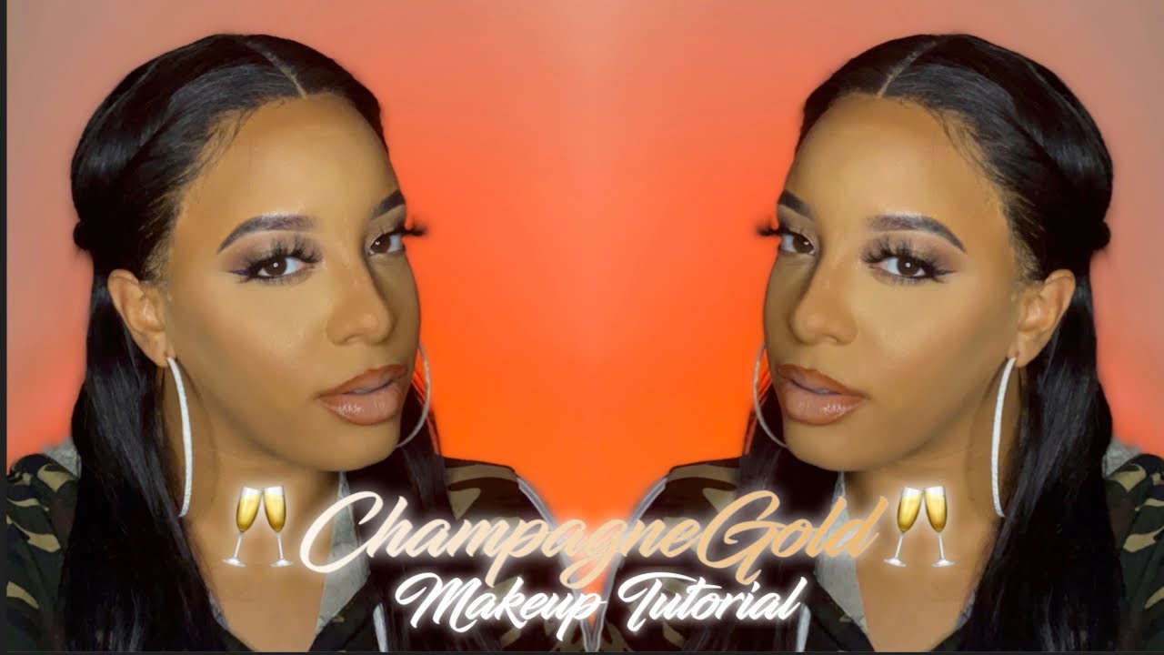 Champagne Gold Makeup Tutorial | Juvia’s Place - YouTube