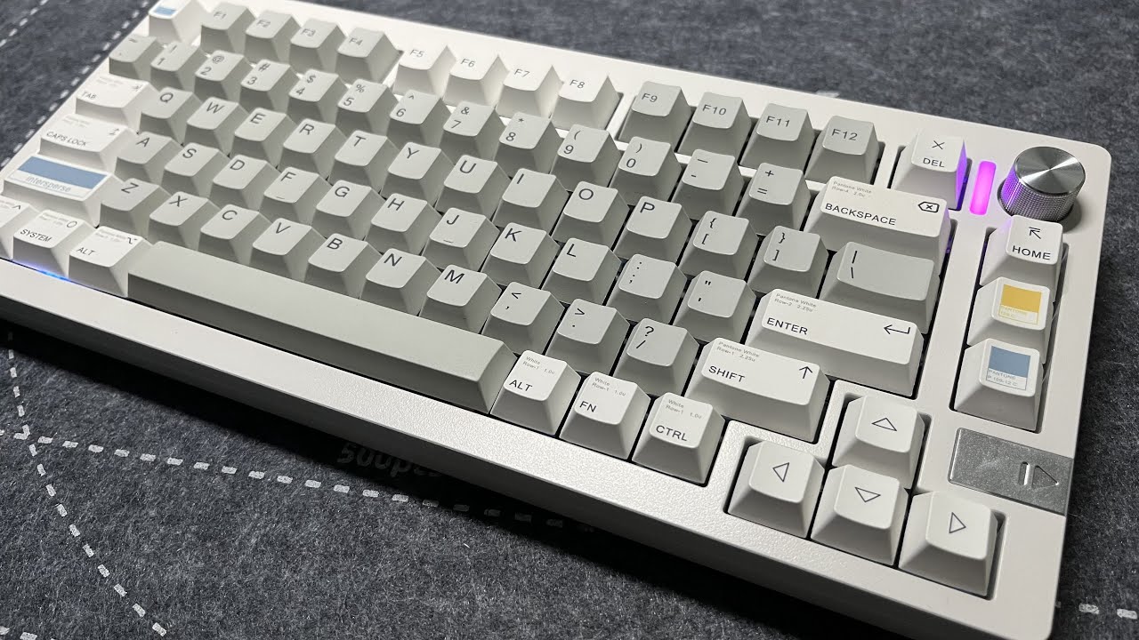 LMK81 Budget Aluminum Tri-mode custom keyboard kit - YouTube