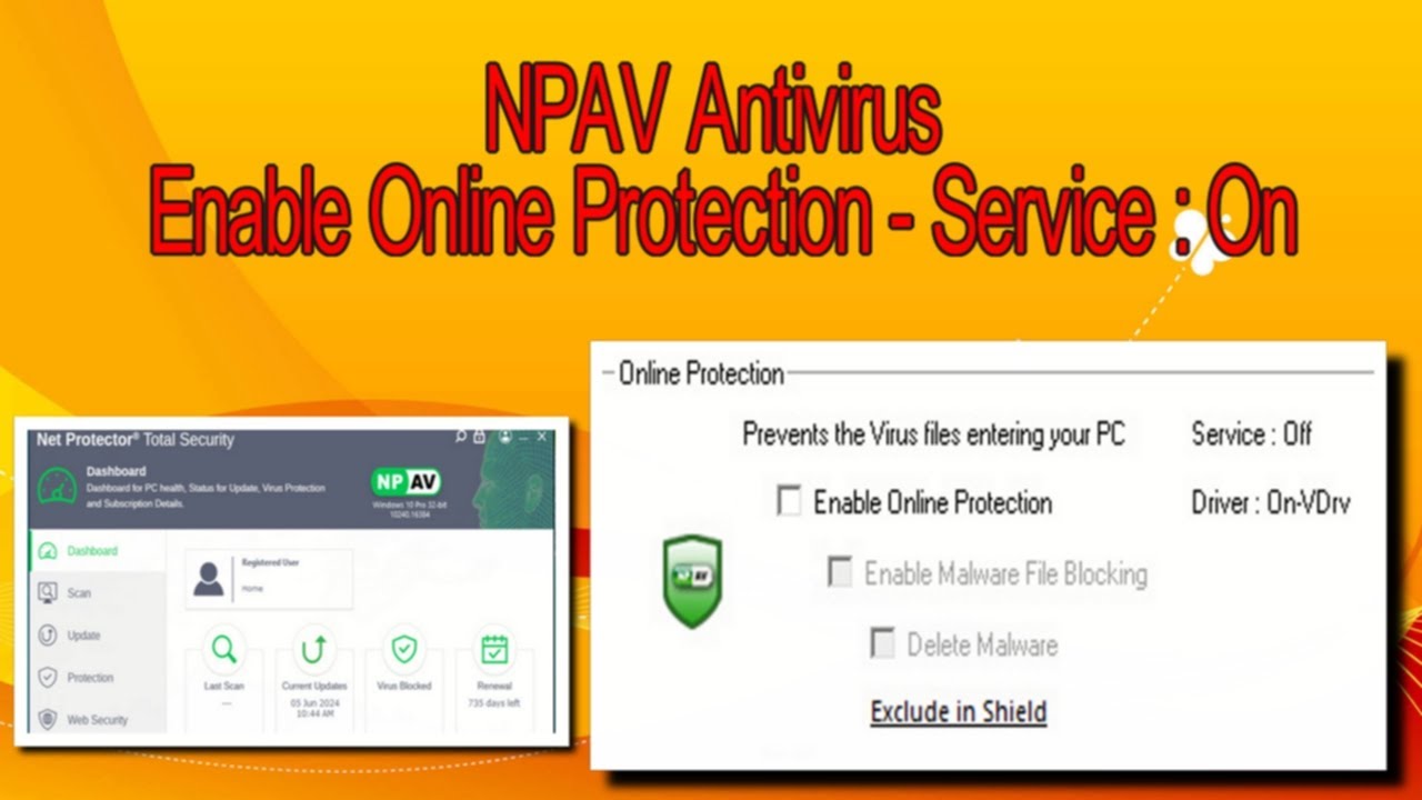 NPAV Antivirus Enable Online Protection | NPAV Antivirus Enable Online ...