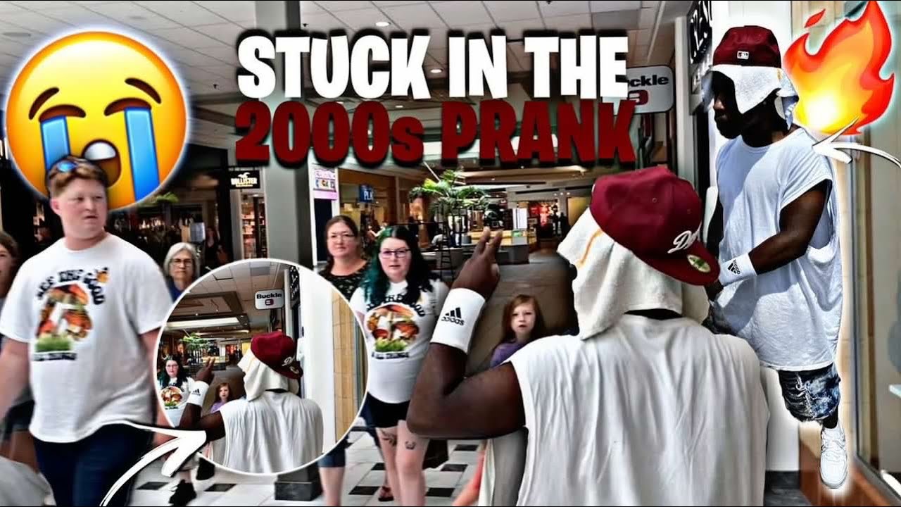 ACTING LIKE IM STUCK IN THE EARLY 2000S PRANK IN THE MALL ...