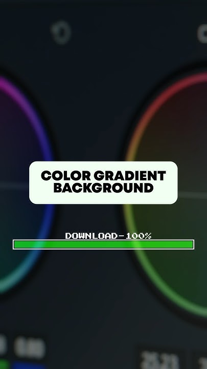 How To Create A Gradient Background in Davinci Resolve 19 (Tutorial) - YouTube