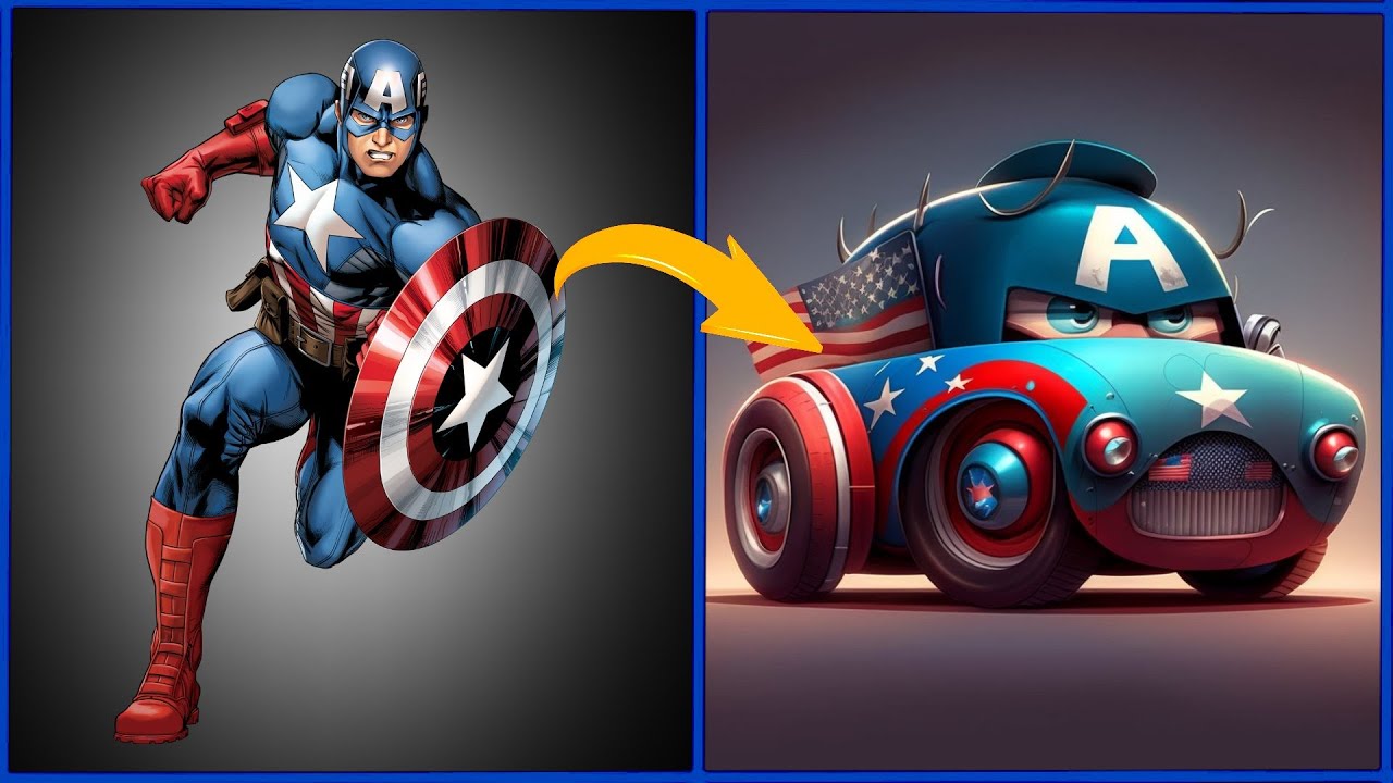 SUPERHEROES but PIXAR CARS | All Characters - YouTube