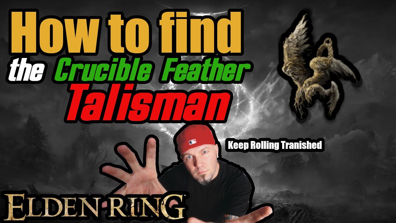 How to find the CRUCIBLE FEATHER TALISMAN , Elden ring - YouTube