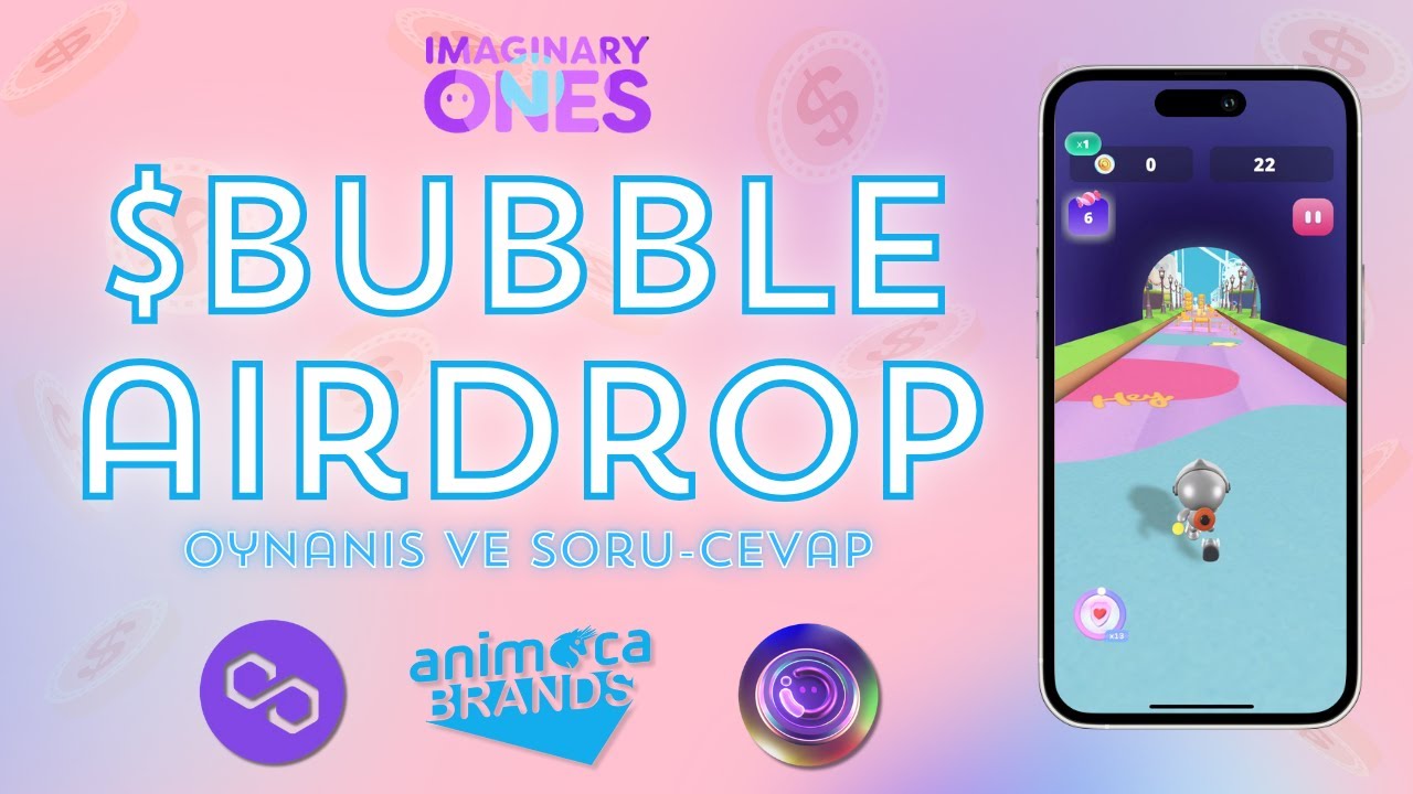 $BUBBLE Coin Airdrop | %100 garantili | Bubble Rangers Oynanış ve Soru-Cevap - YouTube