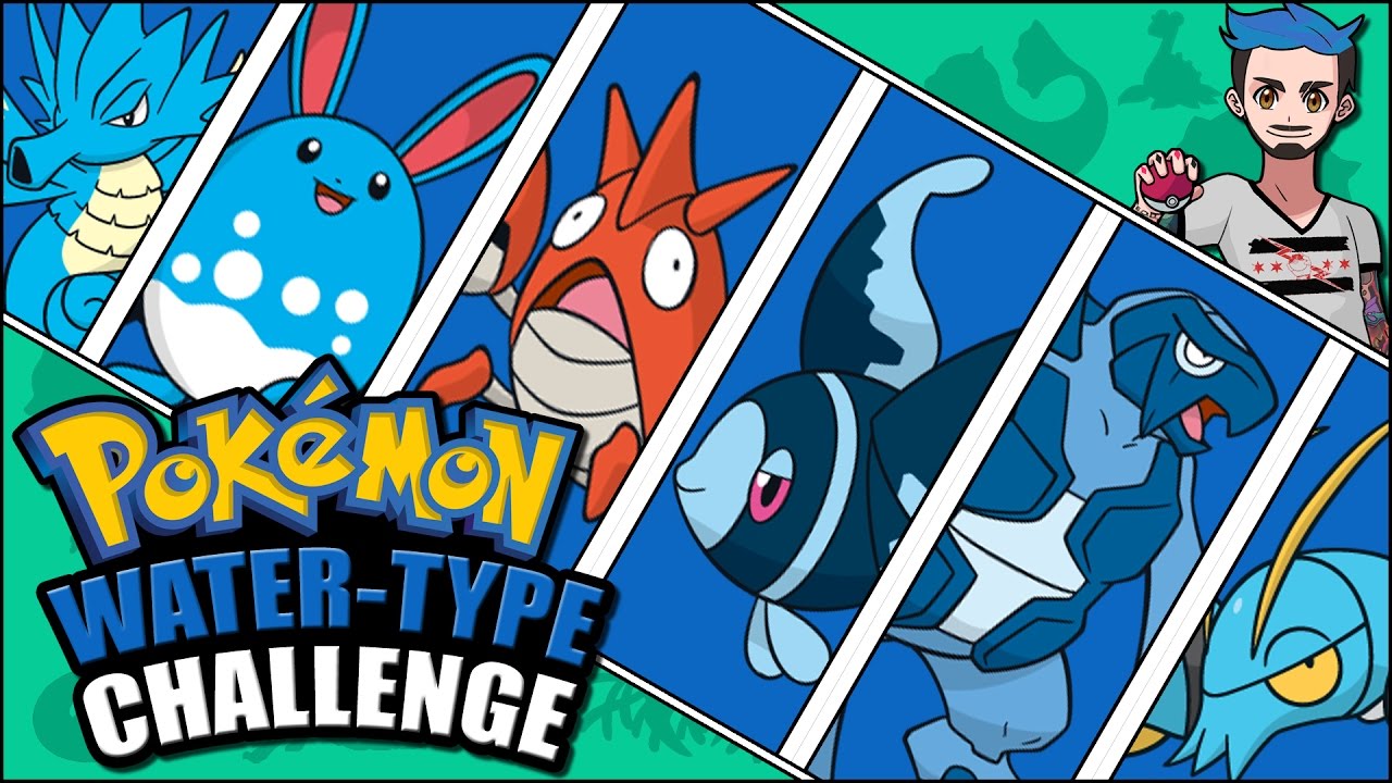 WATER POKÉMON CHALLENGE | Pokémon Type Naming Challenge - YouTube