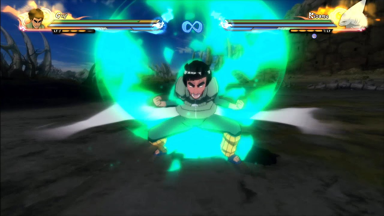 Unlimited 7th Gate Might Guy vs Samehada Kisame Naruto Ninja Storm 4 ...