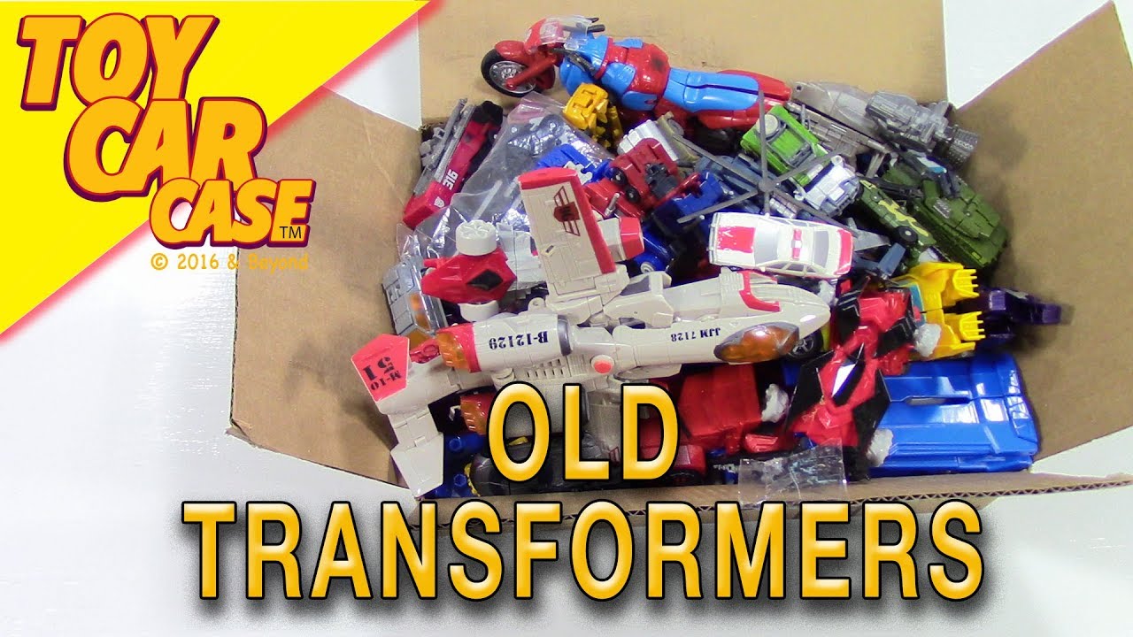 MEGA Box of Transformers Large and Small Toy Car Case - YouTube