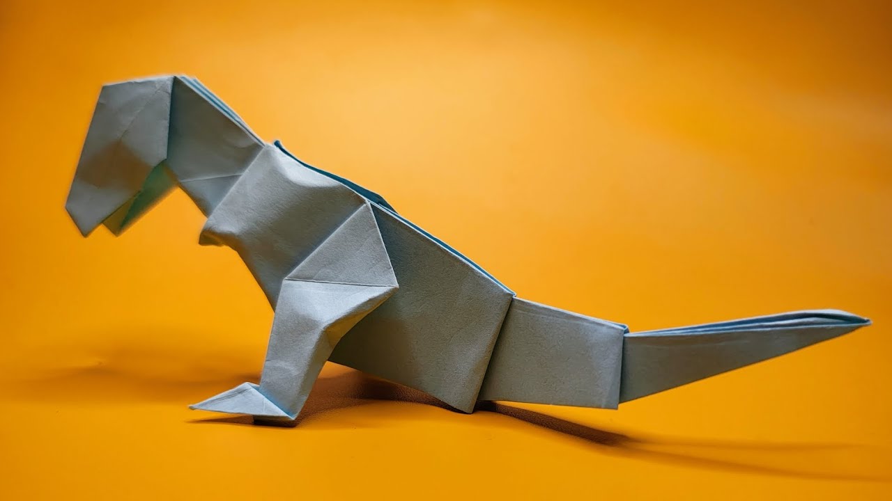 T-Rex 🦖| Origami T-Rex Tutorial | Full Video Tutorial by Origami with ...