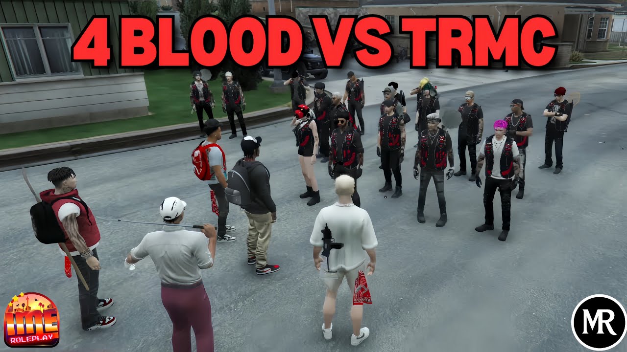 4 BLOOD VS TRMC !! TRMC TIDAK TERIMA DITEMBAK 4BLOOD DI KARNAVAL !? GTA ...