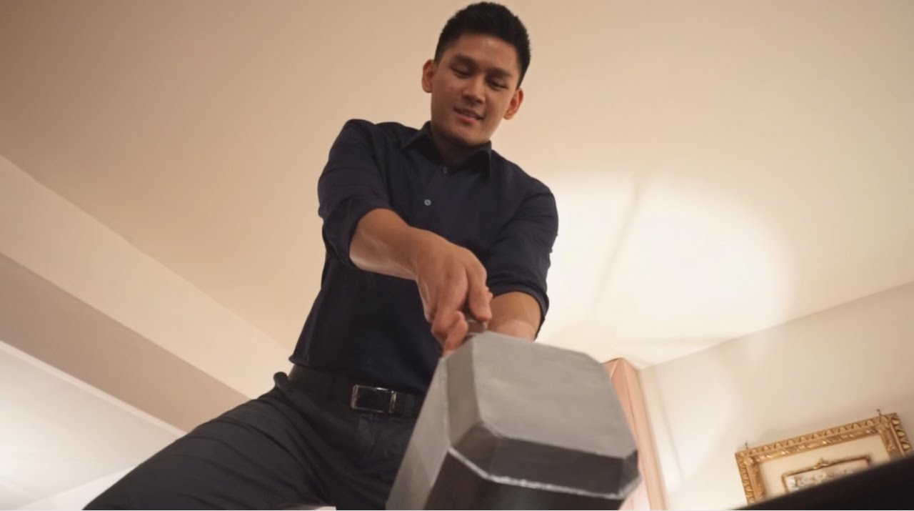 Lifting Thor's Hammer (Avengers: Age of Ultron) Reenactment - YouTube