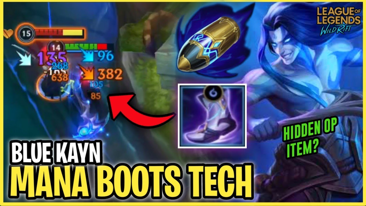 WILD RIFT | THIS IS WHY YOU BUY MANA BOOTS ON BLUE KAYN (NEW KAYN ...