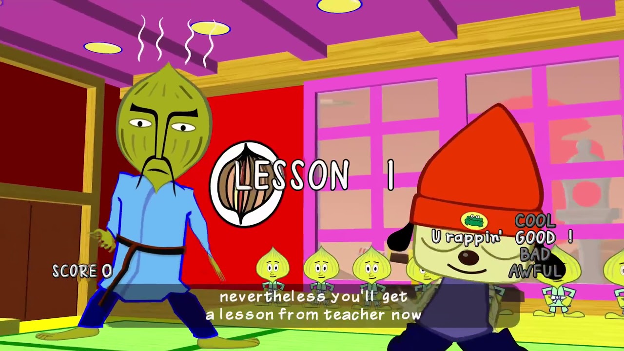 Parappa The Rapper - Chop Chop Master Onion 60FPS 1080p PS4 - YouTube