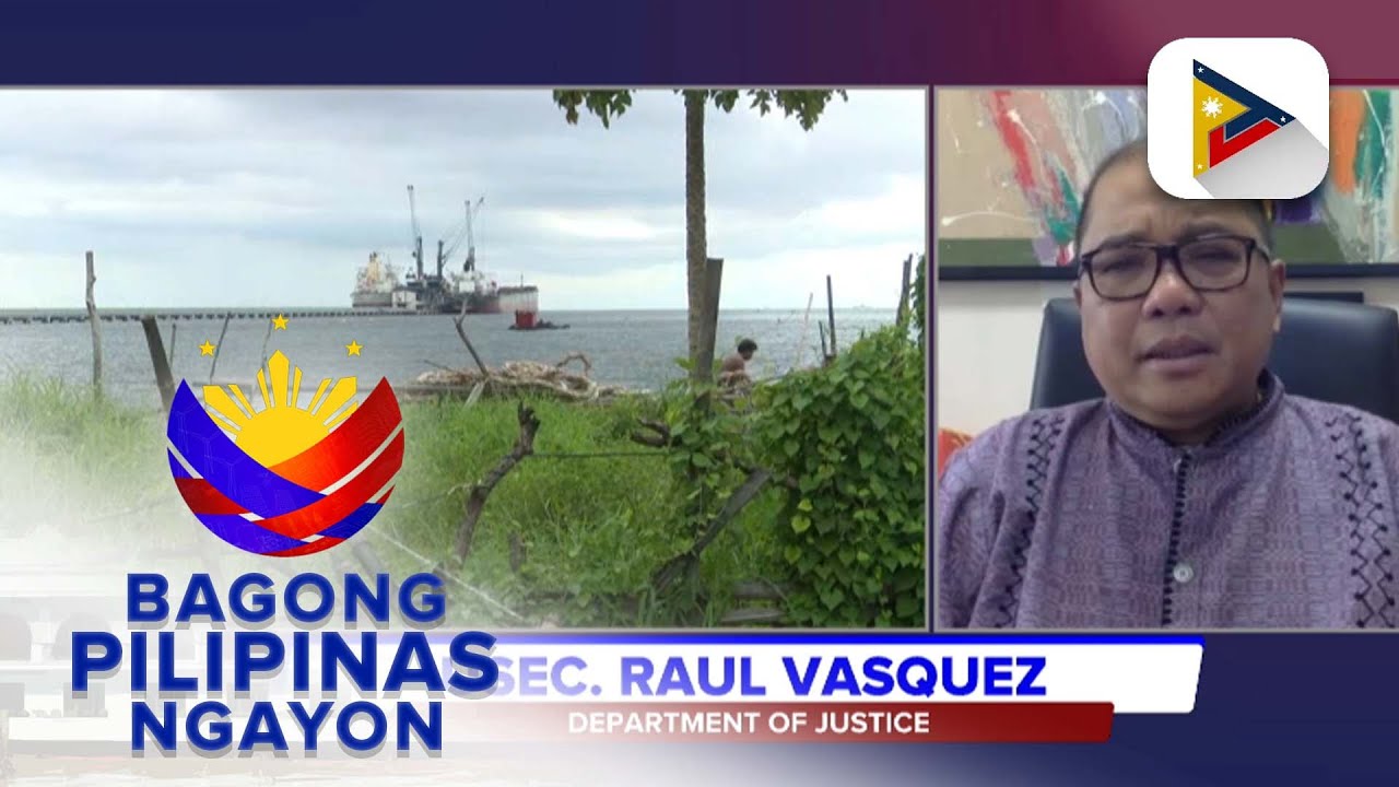 Panayam kay Department of Justice Usec. Raul Vasquez ukol sa ...